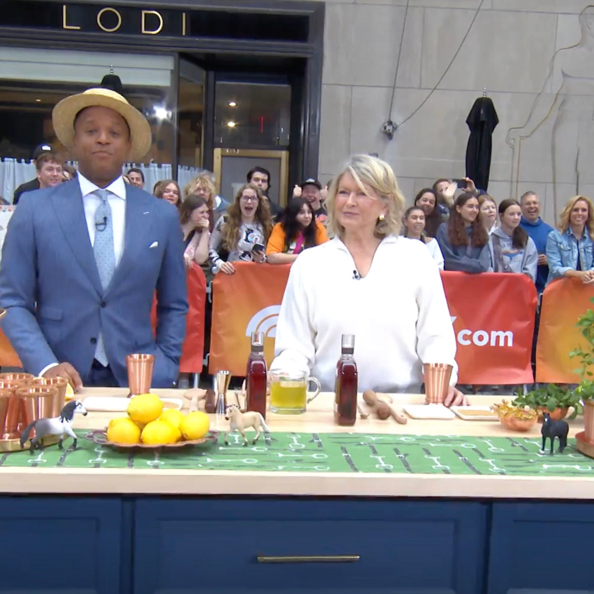 Kentucky Derby Table Linens Featured on TODAY with Martha Stewart ...
