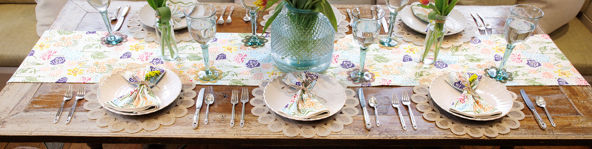 Beautiful Easter Table Linens - Exclusive Designs, Cheerful, Colorful ...