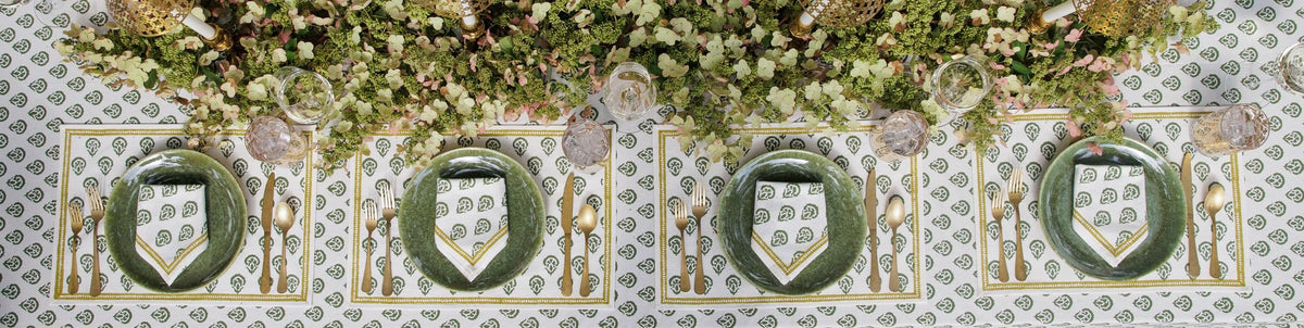 India Hicks x Pomegranate | The Hunter Green Collection