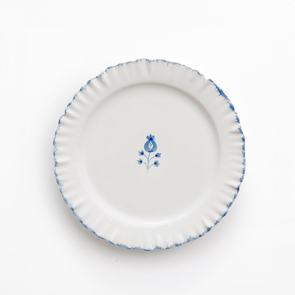 Ruffled Cobalt Blue Salad Plate | Set of 2 – Pomegranate