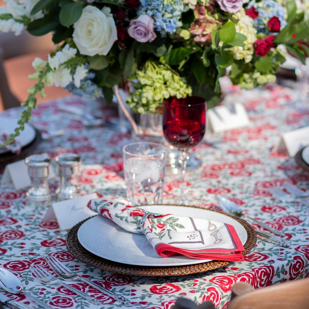 Block printed cloth napkins – Pomegranate Inc.
