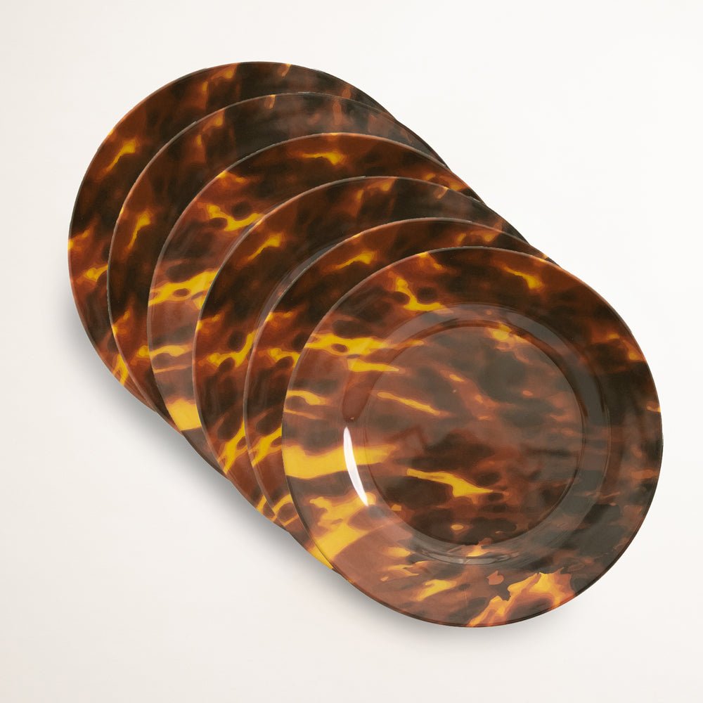 India Hicks Home Tortoise Melamine Dinner Plate – Pomegranate Inc