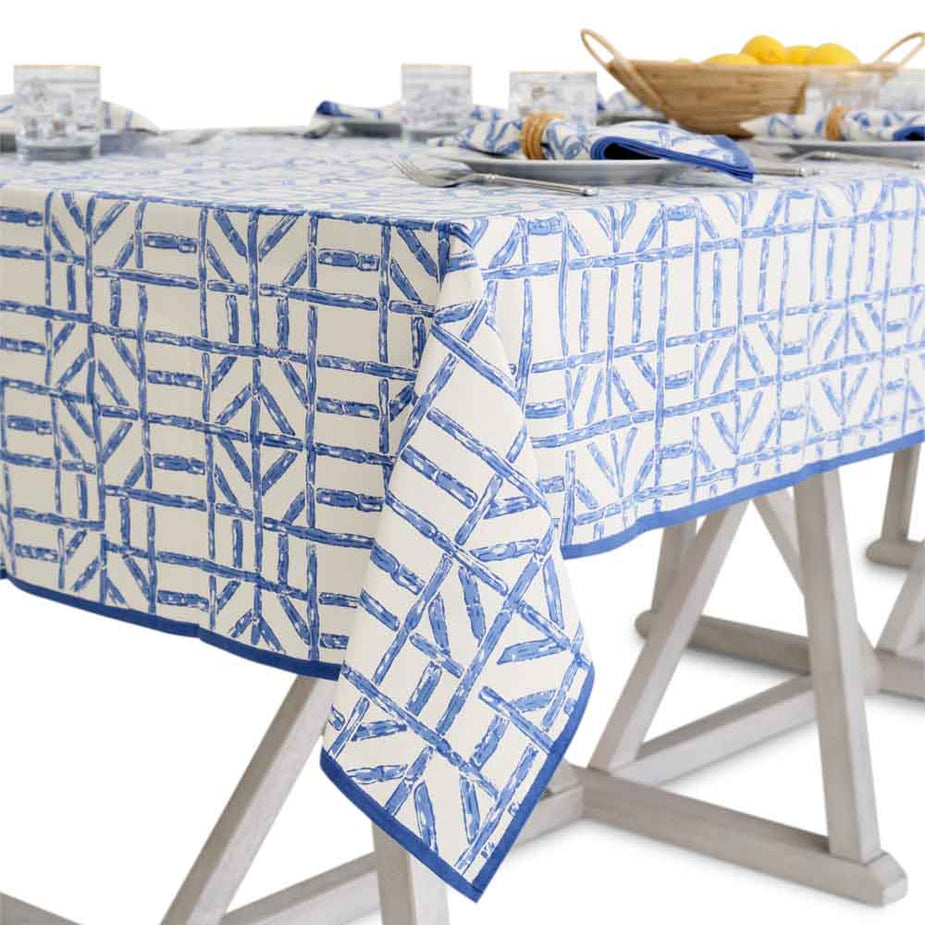 Blue Bamboo Tablecloth – Pomegranate Inc