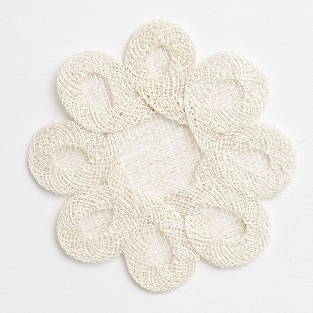 Bone Woven Doodles Coasters – Set of 4 Decorative Drink Coasters ...