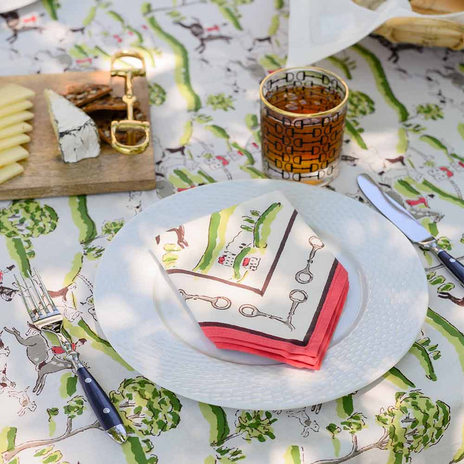 Hunt Scene Tablecloth – Pomegranate Inc.