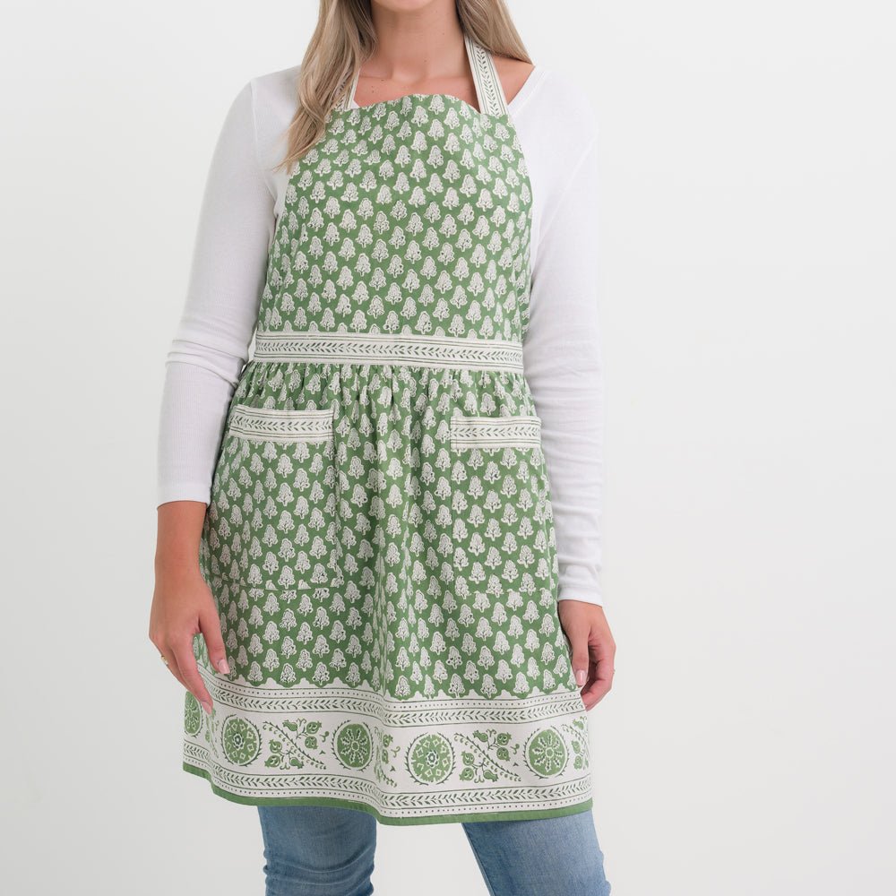 Exclusive printed aprons in colorful motifs – Pomegranate Inc.