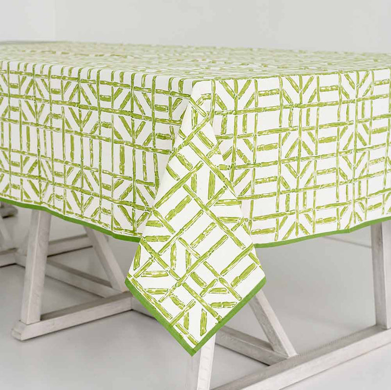 Green Bamboo Tablecloth - Pomegranate Inc.